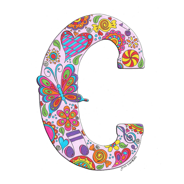 Letter C Printable Art – Jackie Wall Studio