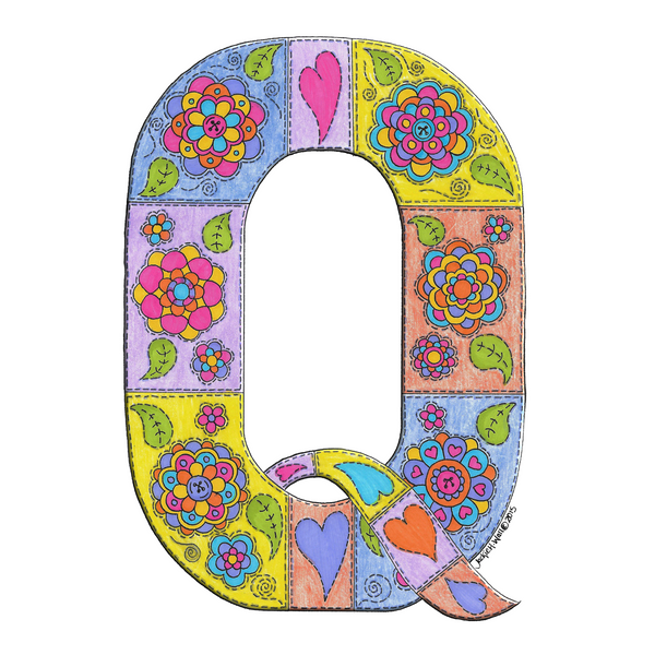 Letter Q Printable Art – Jackie Wall Studio