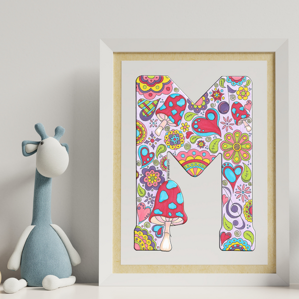 Letter M Printable Art – Jackie Wall Studio
