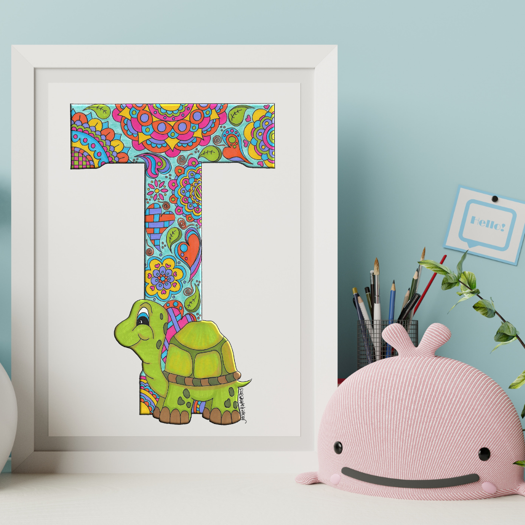 Letter T Printable Art Jackie Wall Studio Letter T Printable Art Jackie Wall Studio